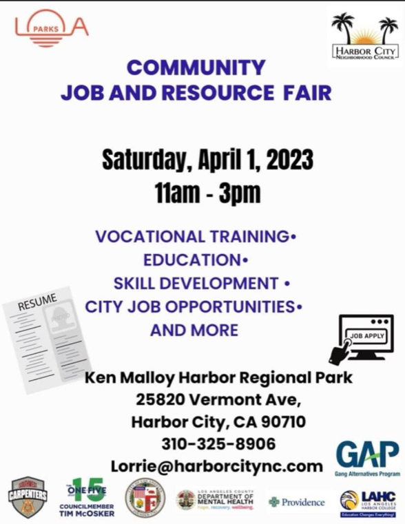 Community Job and Resource Fair - South Bay Cities Council of Governments