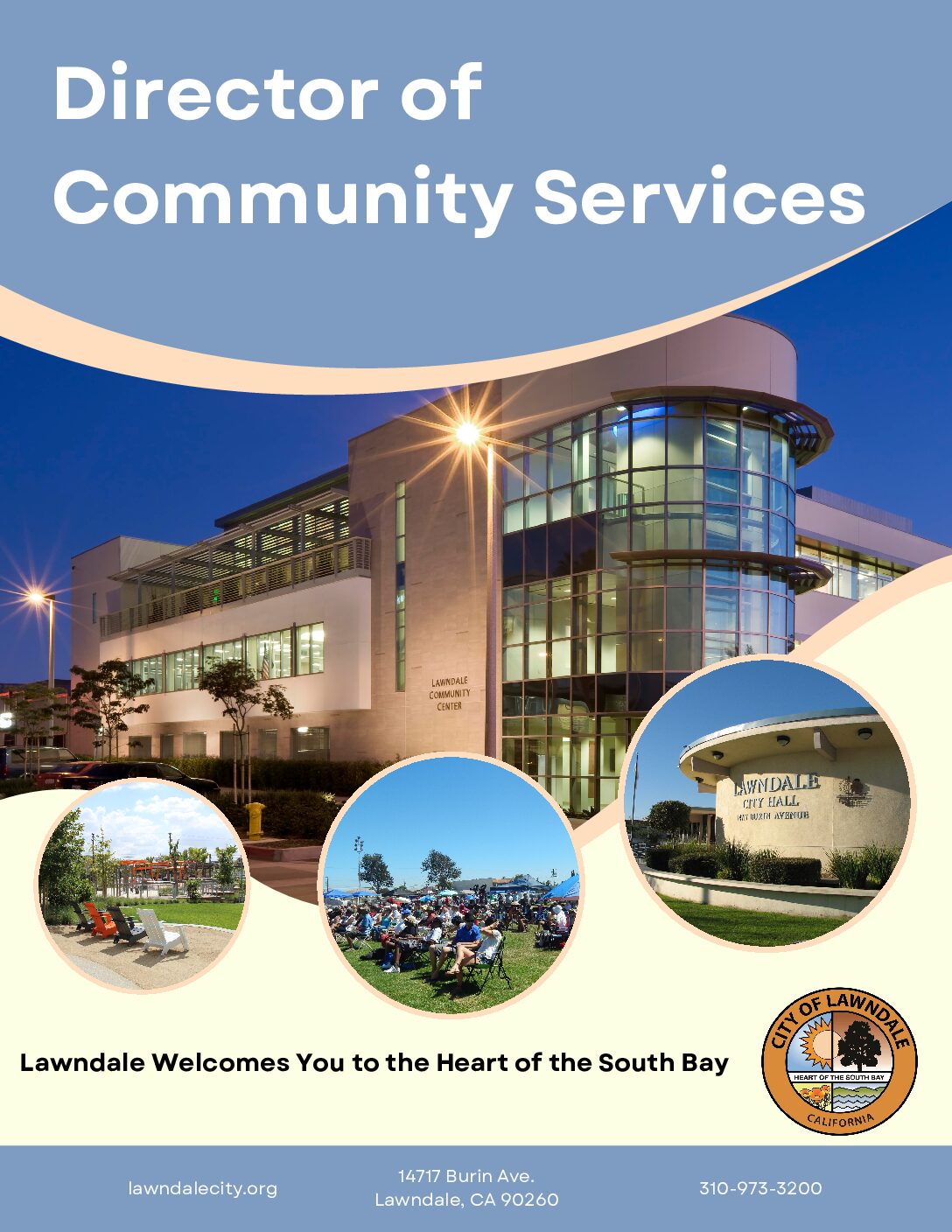 (CLOSED) Employment Opportunity: Director of Community Services - City ...