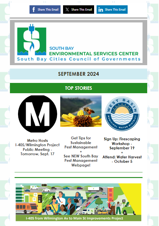 Newsletter - South Bay Cities Council of Governments